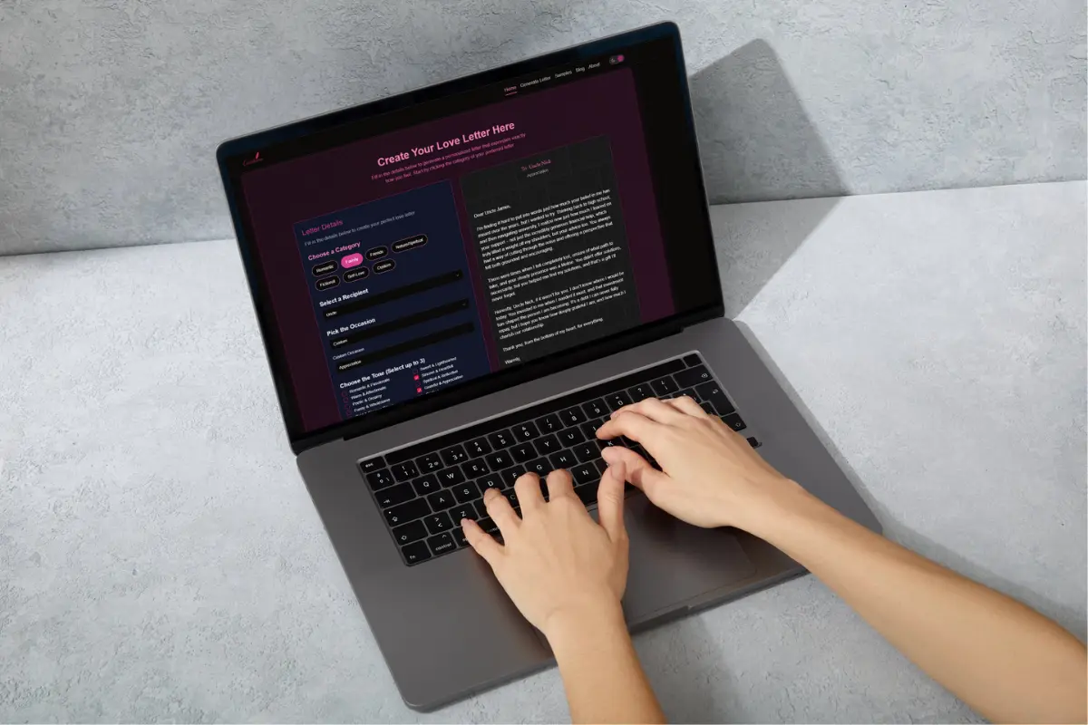 CurateLove - AI Love Letter Generator
